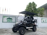 China Black Cool Luxury Electric Golf Cart – An Eco-Friendly And Stylish Transportation Solution For Golf Courses Resorts And Communities Featuring A Sleek Design Comfortable Seating for sale