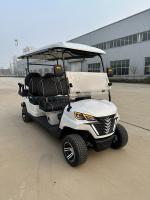 China Street Legal 48V Electric Manual Big Wheel Golf Cart 6 Seats Forward Facing Speed Control  Turn Signal Arm Switch With Lithium for sale
