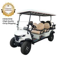 China Manual Transmission New Design 4 Seater Golf Cart Electrical Power Steering Off-Road With Storage Box Made China for sale
