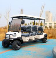 China 72 Volt Lithium Powered Lifted Golf Cart Brand New Standard 6 Seater Golf Cart Accessories for sale