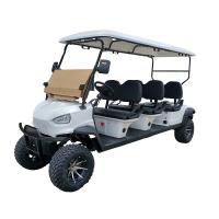 China 72V 5KW AC System 12 Inch Tire Electric Golf Buggy 6 passenger Lifted Golf Cart for sale