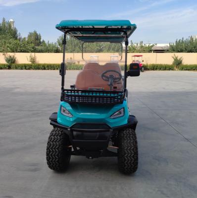 China Lead-acid Cell Four Wheeler Electric Golf Cart Long Range New Energy Golf  Hunting Cart for sale