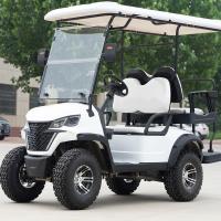 China Long Range 4 Wheel 4 Seater Golf Cart Electric Club Drive Lithium Buggy Street Legal Golf Cart for sale