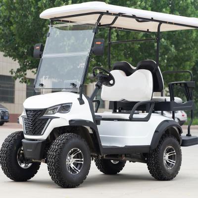 China Long Range 4 Wheel 4 Seater Golf Cart Electric Club Drive Lithium Buggy Street Legal Golf Cart for sale