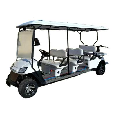 China 4 Wheel Street Legal Family Electric Off Road Utility Golf Cart 8 Seater With Storage Box for sale