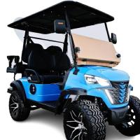 China 2+2Seater Electric Golf Cart with 72V 105Ah Lithium Battery – Eco-Friendly for sale