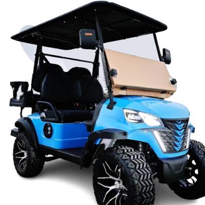 China 2+2Seater Electric Golf Cart with 72V 105Ah Lithium Battery – Eco-Friendly for sale