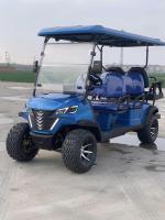 China Six Seater Electric Off Road Luxury Golf Cart Electromagnetic Brake Supports Customized Color And LOGO for sale