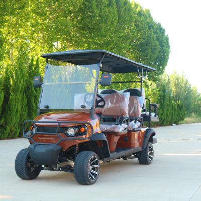 China Advanced Technology and Eco-Friendly Principles The All- Luxury Four-Seater Electric Golf Cart for sale