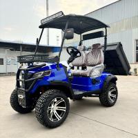 China 4 Seater Electric Bucket Cheap Small Custom Electric Off-Road Golf Cart With Storage Box Dump Truck for sale