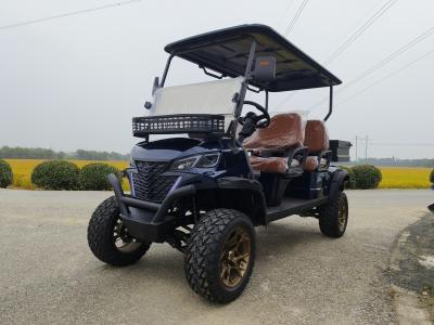 China Black Four-Seater Electric Off-Road Golf Cart With Bucket Customizable Color And LOGO Available, OEM And ODM Available for sale