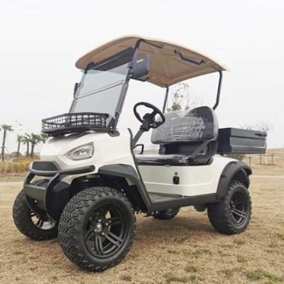 China Pointed Two-Seater White Electric Golf Dump Truck Can Be Customized With Color And LOGO And Provides CE Certification for sale