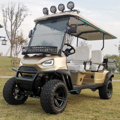 China Four-Seater Pointed Dump Electric Golf Cart Customized With Color And LOGO And Provides CE Certification. for sale