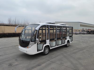 China Street-legal 14 Seats Electric Shuttle City Sightseeing Bus Off Road Car Tourist Bus for sale