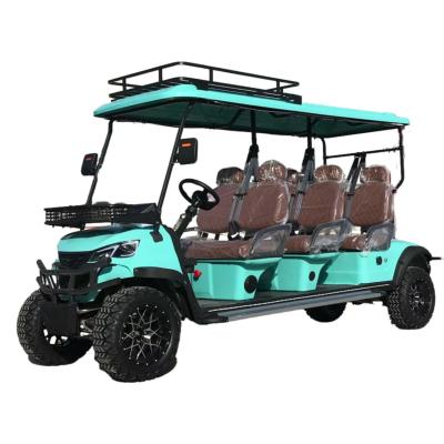 China 4 Wheel Drive 2 4 6 Seater High Speed Legal Street Electric Off Road Golf Cart Utility Vehicle for sale