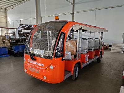 China New Energy Lithium Battery 17-seater Enclosed Bus With Customizable Color And LOGO For Airport Pickup And Scenic Spot Sightseeing for sale