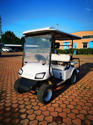 China White Classic 4 Seater Electric Golf Cart Customized With Colors And Logos With Lithium Battery for sale