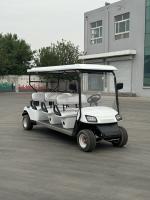 China Luxury White High End 6 Seater Lithium Battery Off-Road Electric Golf Cart Supports Customization for sale