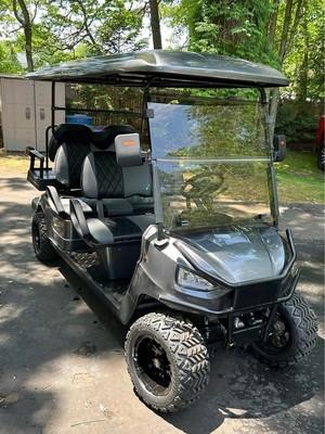 China Chinese Standard Electric Vehicle Off Road Street Legal Golf Cart 6 Seater With Storage Box for sale