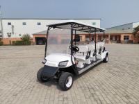 China White High End 8 Seater Lithium Battery Off-Road Electric Golf Cart Supports Customization for sale