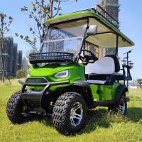 China 4 Seater Golf Cart With 225/40-10 Vacuum Radial Tyre Wheels Golf Trolley For Low Speed B2B Needs for sale
