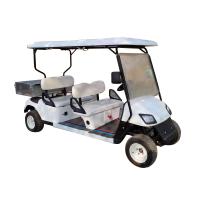 China Multi-Purpose 4 Seats Golf Cart With Rear Box With Aluminum Body And Multiple Color Options for sale