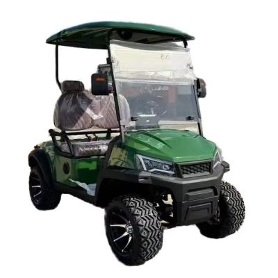 China Green Color New Model American Style 60V 2 Seater Mini Golf Cart EUV Electric Utility Vehicles for sale