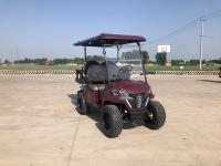 China Lithium Battery Macpherson Independent Suspension Aluminum Chassis Four Seater Electric Golf Cart Rear Seat Storage for sale