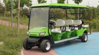 China Green High End 6+2 Seater Lithium Battery Off Road Electric Golf Cart Supports Customization for sale