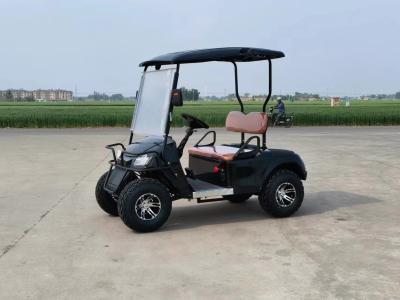China Two Seater Black Classic New Energy Lithium Battery Electric Golf Cart Customizable Color And LOGO for sale