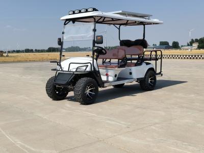 China Electric Hydraulic Brake Type 4 Seater Golf Cart Maximum Speed Of 25 Mph for sale