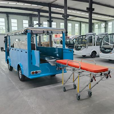 China 6-seat Lithium Battery Electric Bus Converted Into An Ambulance For Hospitals Nursing Homes Community Service Centers for sale