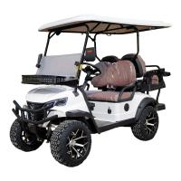China LED Lighting 4 Seater Golf Cart With 80km Travelling Range for sale
