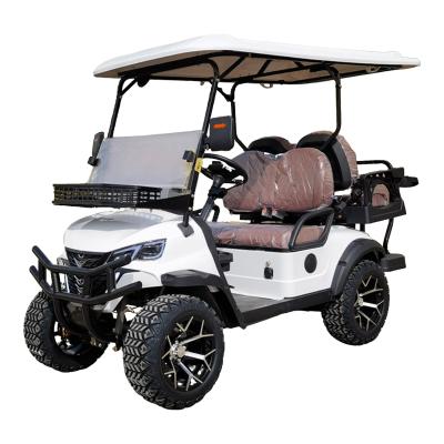 China LED Lighting 4 Seater Golf Cart With 80km Travelling Range for sale