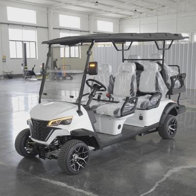 China Customizable Logo 6 Seater Golf Cart With 120mm Ground Clearance And Maximum Travel Speed Up To 30km/h for sale