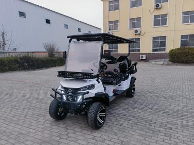 China Steel Frame Electric Golf Cart With Solar Panel And 225/40-14 Vacuum Radial Tyre Wheels Perfect for sale