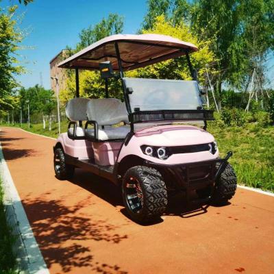 China Golf Course 4 Seater Golf Cart with Canopy Roof 150kg Cargo Capacity and 80-120km Driving Range for sale