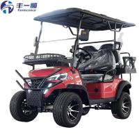 China High Power Electric Golf Cart 2+2 4seats 48V Battery 5KW Motor for Golf Course and Resort for sale
