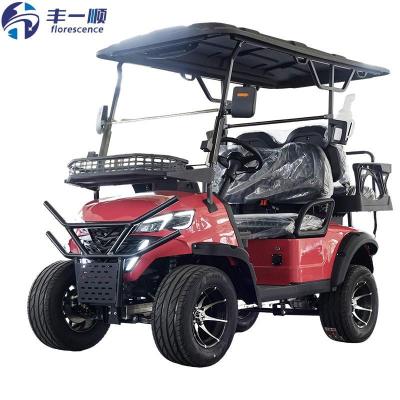 China High Power Electric Golf Cart 2+2 4seats 48V Battery 5KW Motor for Golf Course and Resort for sale
