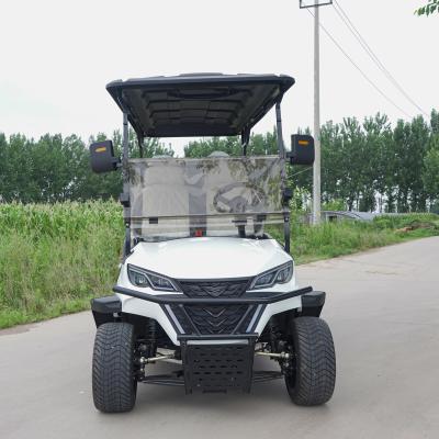 China 4+2 Seater Utility Electric Golf Cart Support OEM Electric Golf Buggy 70V Lithium Battery for sale