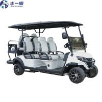 China 4+2 Seater Electric Golf Cart New Energy 48V Lithium Battery Street Legal for sale