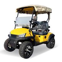 China Long-Range Electric Golf Cart Extended Battery Life Smooth Suspension Ride for sale