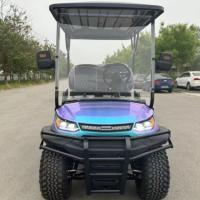 China Qingdao EV Golf Cart Manufacturers Electric Tourist 48 Volt 4 Person Club Golf Carts for Sale for sale