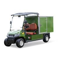 China CE Approved 2 Seaters 48V High-Speed Golf Buggy Electric Cart with Cargo Box Closed Truck Housekeeping for sale