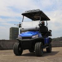 China Off-Road Electric Utility Cart 4-Seater LED Roof Lights 72V 5KW Lithium Battery for sale