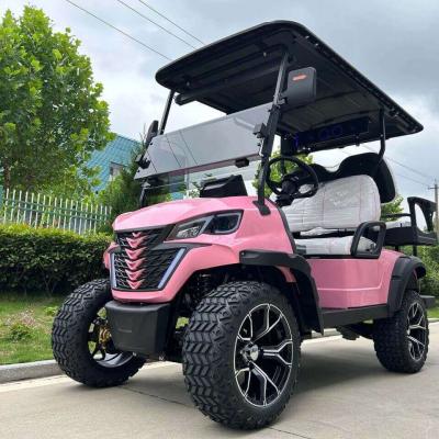 China Premium Luxury Electric 2+2 4 Seater Golf Cart for Golf Course Resorts Community for sale