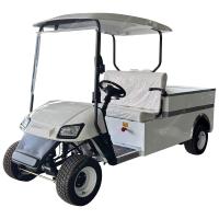 China Multi-Purpose Electric Golf Cart Buggy with 4-Wheel Drive 48V Truck Bed Cargo Box for Golf Course Work for sale