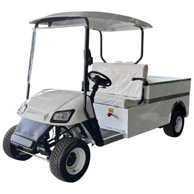 China Multi-Purpose Electric Golf Cart Buggy with 4-Wheel Drive 48V Truck Bed Cargo Box for Golf Course Work for sale