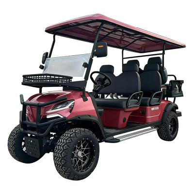 China Luxury 6 Seater Electric Golf Cart Customizable OEM Supported Lithium Battery Cheap Prices Buggy Car for sale