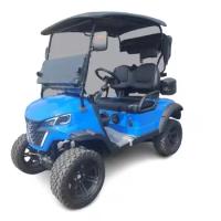 China Factory Direct Luxury 2 Seater Golf Cart Golf Buggy Electric Lithium Battery Customizable OEM Supported for sale